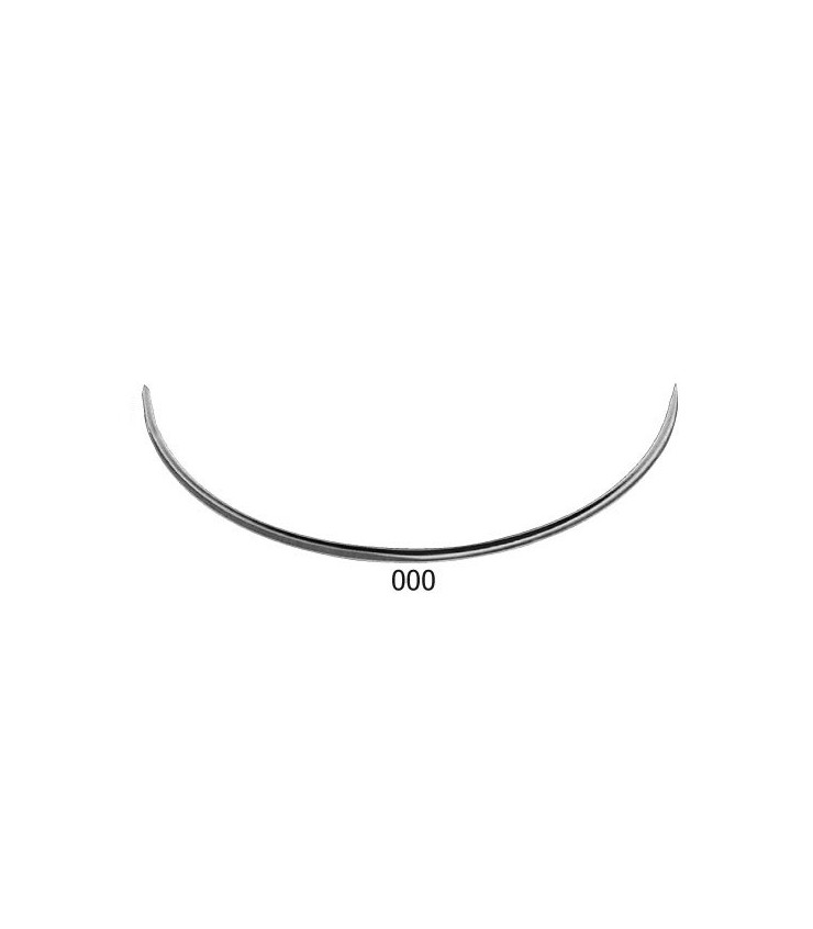 Aguja Sutura N 000 3/8" Curva Atraumática 20705.200