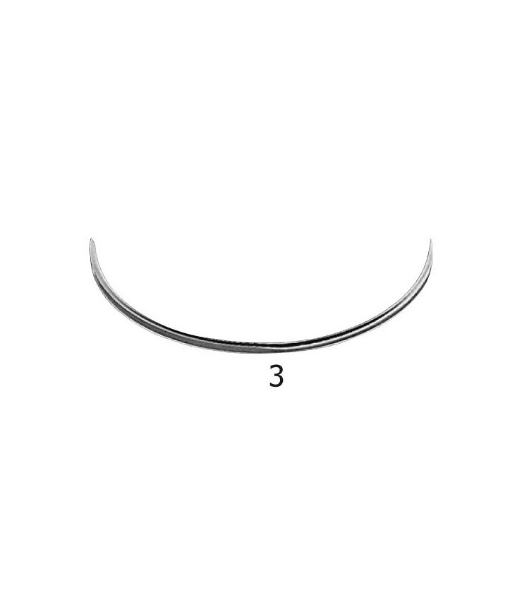 Aguja Sutura N 3 3/8 Curva Atraumática 20705.030